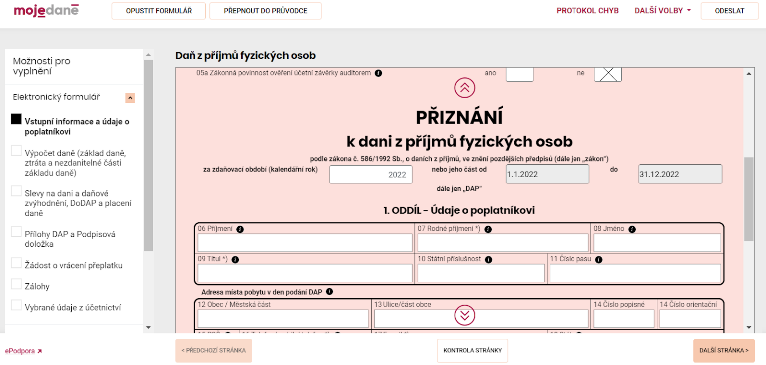 Daňové přiznání elektronicky: jak na online podání a jak pomůže účetní ...