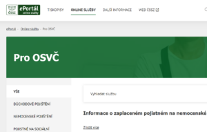 Přechod OSVČ z hlavní na vedlejší činnost - Money